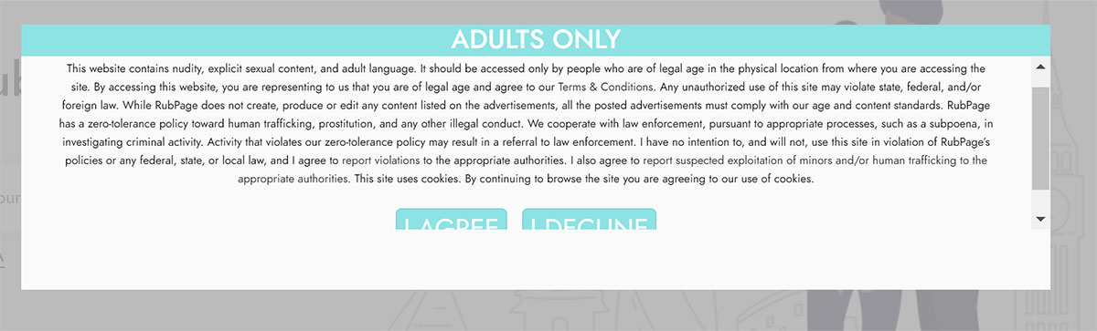 Rubpage Review: A Massage Listing Directory - SexDatingApps